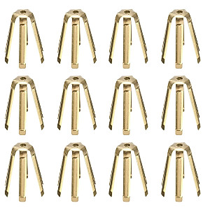Aliennana Brass Golf Shaft Adapter Shims 12pcs Fits .335 .350 .355 .370 for All Shaft Golf Accessories