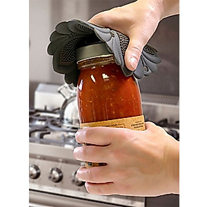 Talisman Designs No-Slip Grip Silicone Hot Pad & Trivet, Surface Protection from Hot Dishes, Up to 500-Degree Heat Resistance, Multipurpose Kitchen Supplies, Yellow (Set of 1)