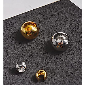 L'VOW CyberPunk Non-Piercing Ear Cuff Irregular Jewelry Cyborg Earring Cartilage Clip Accessories for Unisex(Style2-Silver-big)