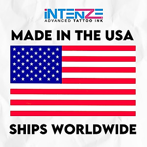 ZUPER Black Tattoo Ink by INTENZE 12 oz Sterilized with Certification and 100% Vegan. Original and Direct from Manufacturer