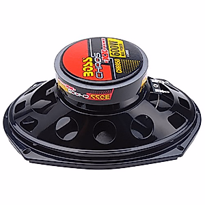 BOSS Audio Systems CH6950 Chaos Series 6 x 9 Inch Car Audio Door Speakers - 600 Watts Max, 5 Way, Full Range, Coaxial, Sold in Pairs, Hook Up to Stereo and Amplifier, Tweeters