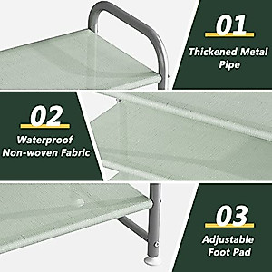 INGIORDAR 2 Tier Long Shoe Rack Wide Shoe Shelf Organizer and Storage for Floor Entryway Closet Shoe Stackable Wide Shelf Holds 12 Pairs of Sneakers Women Heels Boots, Grey