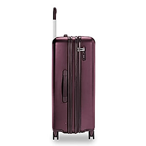 Briggs & Riley Sympatico Hardside Large Spinner Luggage, Plum, 30-Inch Checked