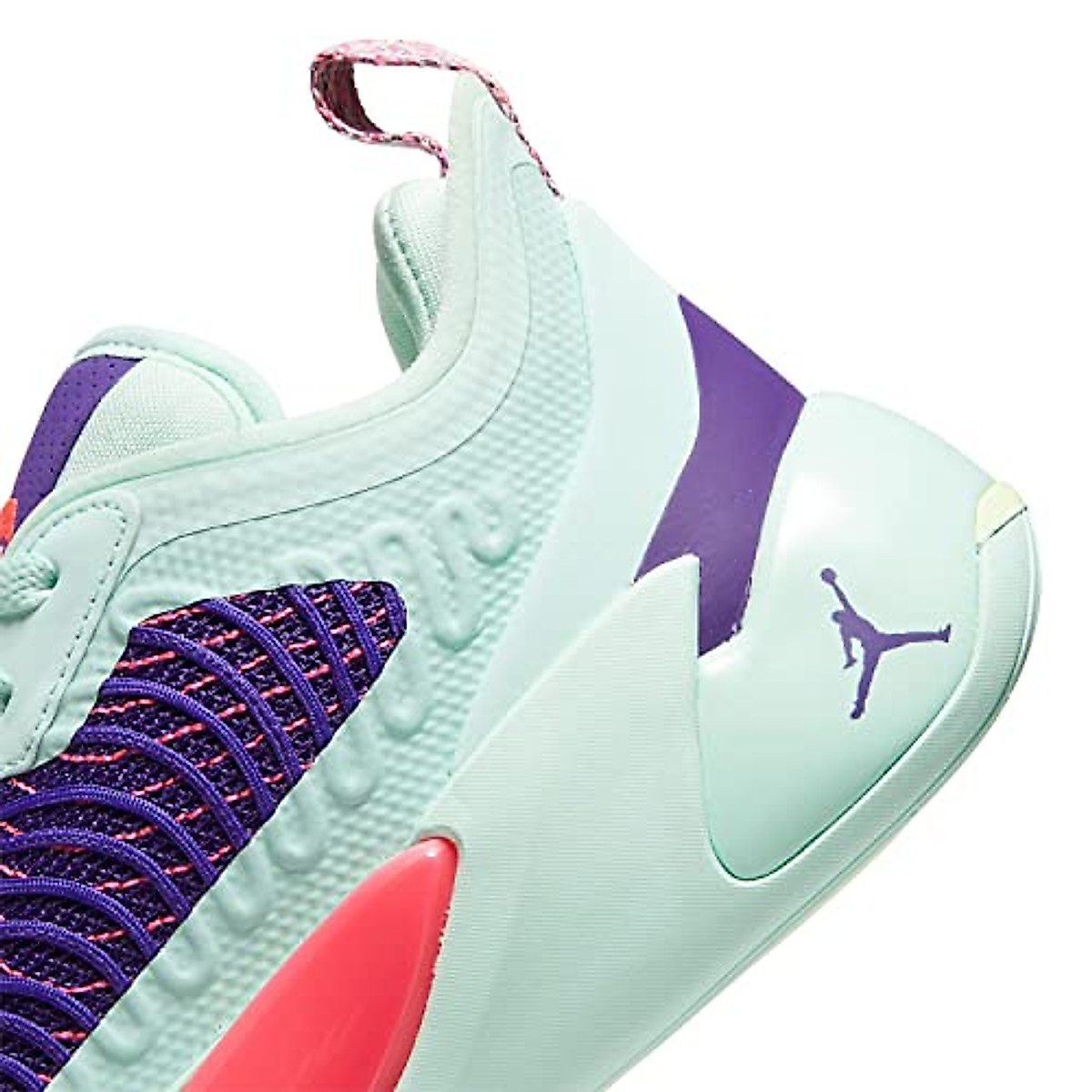Jordan Boy's Luka 1 (Big Kid) Mint Foam/Racer Pink/Court Purple 7 Big Kid M