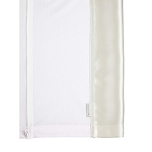 SLEEPY SILK - Baby Silk Crib Sleeve | Silk Crib Sleeve for Baby Hair Loss | Silk Baby Crib Bedding in 25 Momme Mulberry Silk | SIDS Safe Silk Crib Slip for Baby | Ivory White