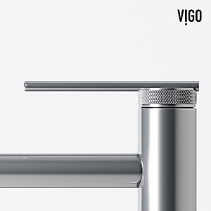VIGO Sterling 11'' H Single Handle Single-Hole Bathroom Vessel Faucet in Chrome-VG03032CH