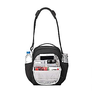 Pacsafe Metrosafe LS250 Lightweight Anti Theft Shoulder Bag, 12 Liter - Black