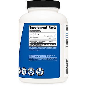 Nutricost HMB (1500mg) and Vitamin D3 (6000 IU) Supplement - 240 Capsules, 80 Servings - Gluten Free and Non-GMO