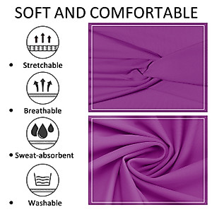 Kayouhua 14 Pack Soft Twist Knotted Wide Headbands - Non-Slip Elastic for Women's Hair, Yoga, Workout, Sports, Skincare - Solid Colors