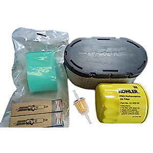 Engine Service Maintenance Tune Up Filter Kit Fits Kohler 7000 KT740 w/Pro Filtration Bad Boy ZT Elite Lawnmowers (1)