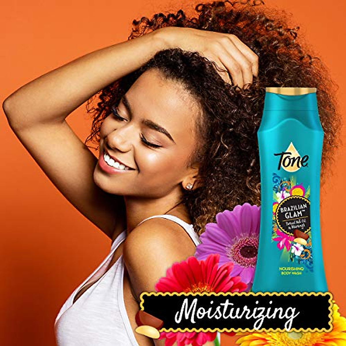 Tone Body Wash, Brazilian Glam, 18 Ounce (Pack of 6)