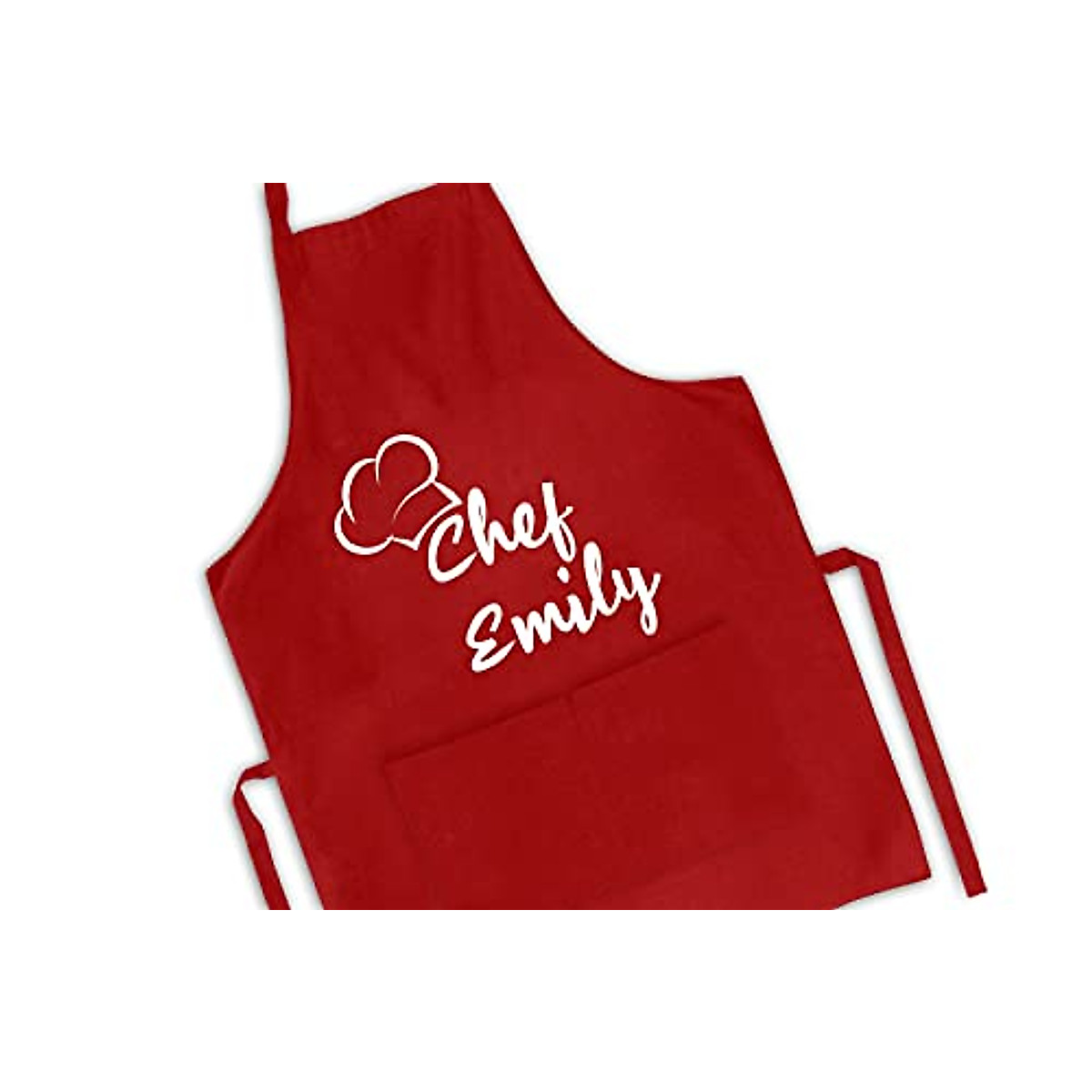 Chef Apron with Custom Name, Personalized Gifts for Men, Gifts for Women, Aprons for Women with Pockets, Valentines Day Gifts, Father's Day Gifts, Christmas Gifts, Anniversary, Mother's Day Gifts