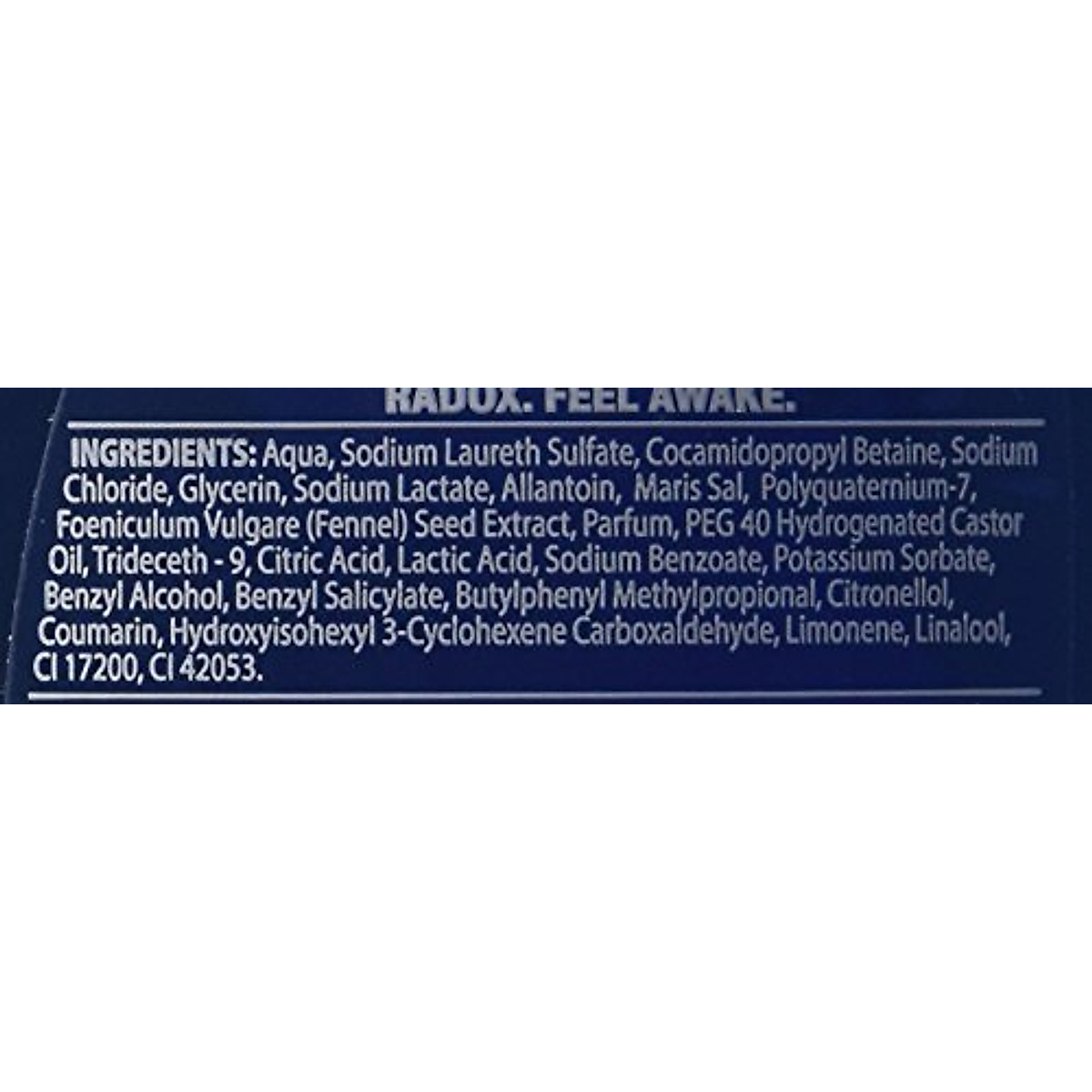 Radox Feel Awake Fragrance 2-in-1 Shower and Shampoo 250 ml - Pack of 6