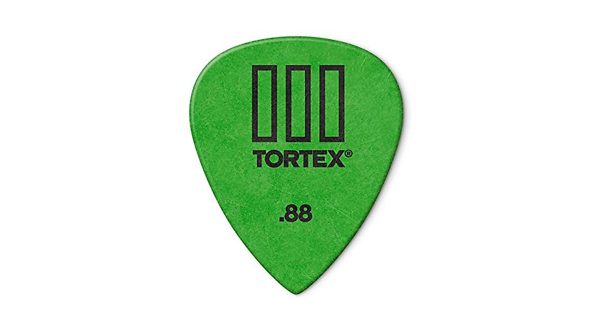 Dunlop Tortex TIII Green Picks - 12-Pack .88mm