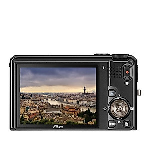 Nikon COOLPIX S9100 12.1 MP CMOS Digital Camera with 18x NIKKOR ED Wide-Angle Optical Zoom Lens and Full HD 1080p Video (Black) (OLD MODEL)