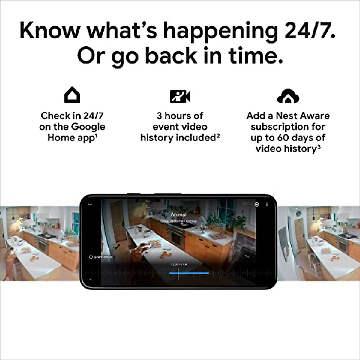 Google Nest Cam Outdoor or Indoor, Battery - 2nd Generation - 1 Pack (Renewed)