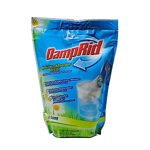 DampRid 42 oz Fresh Scent Absorber. Refill Bag Attracts & Traps Moisture for Fresher, Cleaner Air, Blue