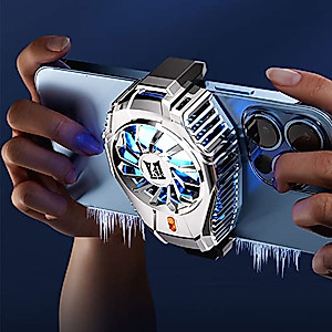 ENZZ Mobile Phone, Anti Slip Phone Semiconductor Noise Reduction Small ABS Silicone for Electronic Sports for Game Lover (Silver)