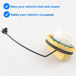 Gas Cap, Fuel Cap Replace GT337 Compatible with Buick Cadillac Chevy GMC - 2012-2016 LaCrosse, 2011-2013 Regal Caprice, 2011-2017 Equinox, 2014-2020 Impala, 2011-2017 Terrain, 2012-2013 SRX, 2013 ATS