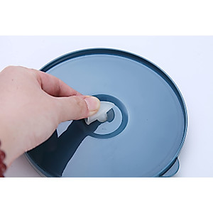 Mr.Dakai Bento Box Adult Lunch Box -81oz Stackable Bento Lunch Box for Adults,3-Tier All-in-One Insulated Thermal Food Containers,Leakproof Lunchbox with Bag/Utensil for Dining Out,Work,Blue