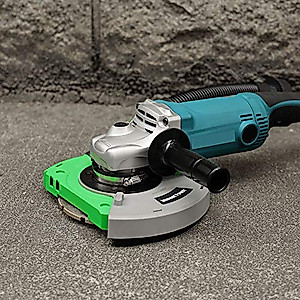 Diment Power Universal Surface Grinding Dust Shroud for Angle Grinder 7-Inch. Collect Grinding Dust-Wood, Stone, Cement, Marble, Rock,Granite, Concrete