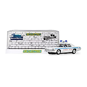 Scalextric Blues Brothers Chicago Police Dodge Monaco Patrol Car 1:32 Slot Race Car C4407