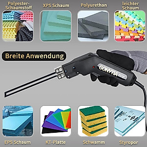 GONYTIA GT-1 Hot Knife Foam Cutter Pro Styrofoam Cutting Tool Kit Electric Hot Knife heat cutter with 3 Blades & Accessories