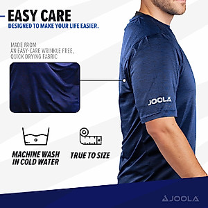 JOOLA Men's Standard T-Shirt, Navy, Extra Small