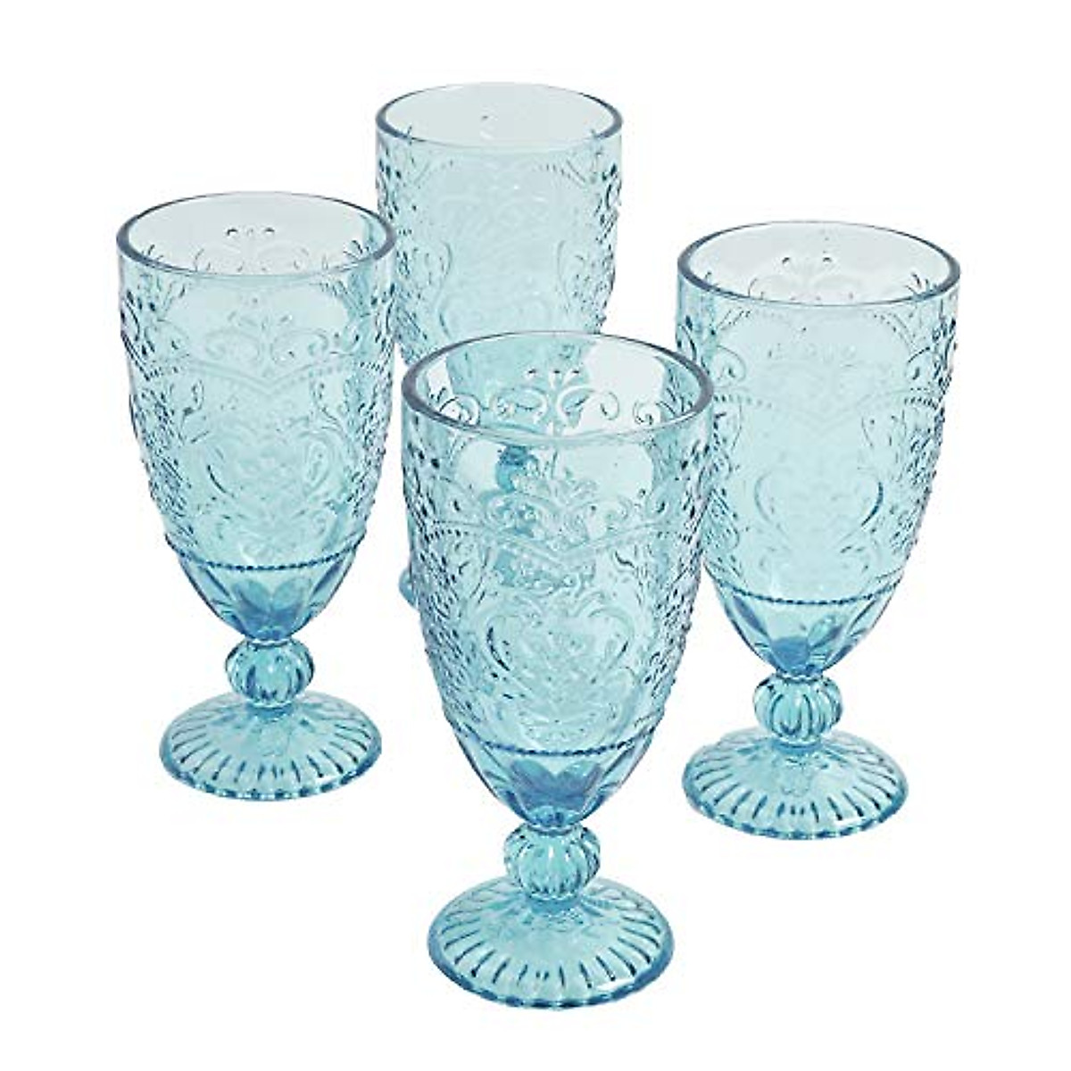 Yonune The Pioneer Woman Adeline 12 oz Goblet, Set of 4