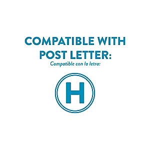 Architectural Mailboxes Oasis TriBolt Galvanized Steel, Locking Post Mount Mailbox, Compatibility Code H, 620020B-10, Black, Extra Large Capacity