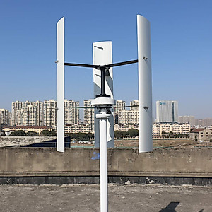 NINILADY 400w 600w MAGLEV Permanent Magnet Vertical Wind Turbine Generator 3 Phase AC 12v /24v with Free Controller Wind Power (24V, 400W)