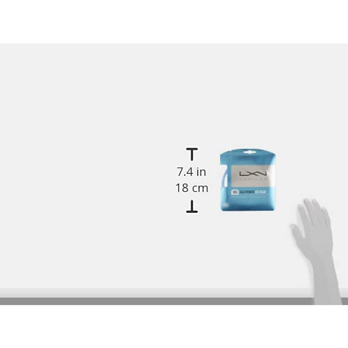 Luxilon ALU Power 125 Tennis String - Set, Ice Blue