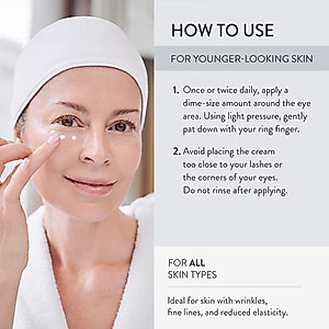 Lancer Skincare Eye-Contour Lifting Cream with Diamond Powder, Anti-Aging Eye Cream with Hyaluronic Acid, 0.5 Ounces