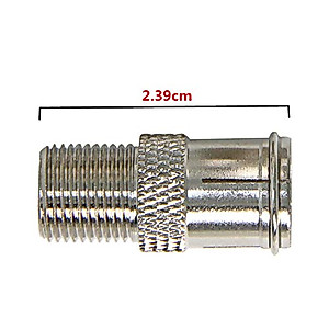 Quick Connect Cable TV Connectors, 5-Pack Ullnosoo F Type Push On Quick Coax Adapter for Coaxial Cable, RV, Satellite Dish, Cable TV, Internet