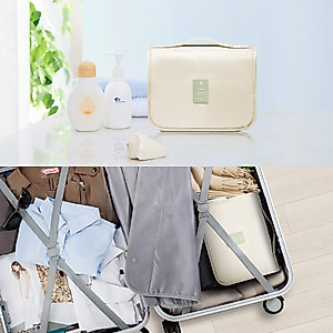 SELLYFELLY Hanging Toiletry Bag for Travel Cosmetic Makeup Organzier Waterproof Bathroom Shower Bag for Women and Men