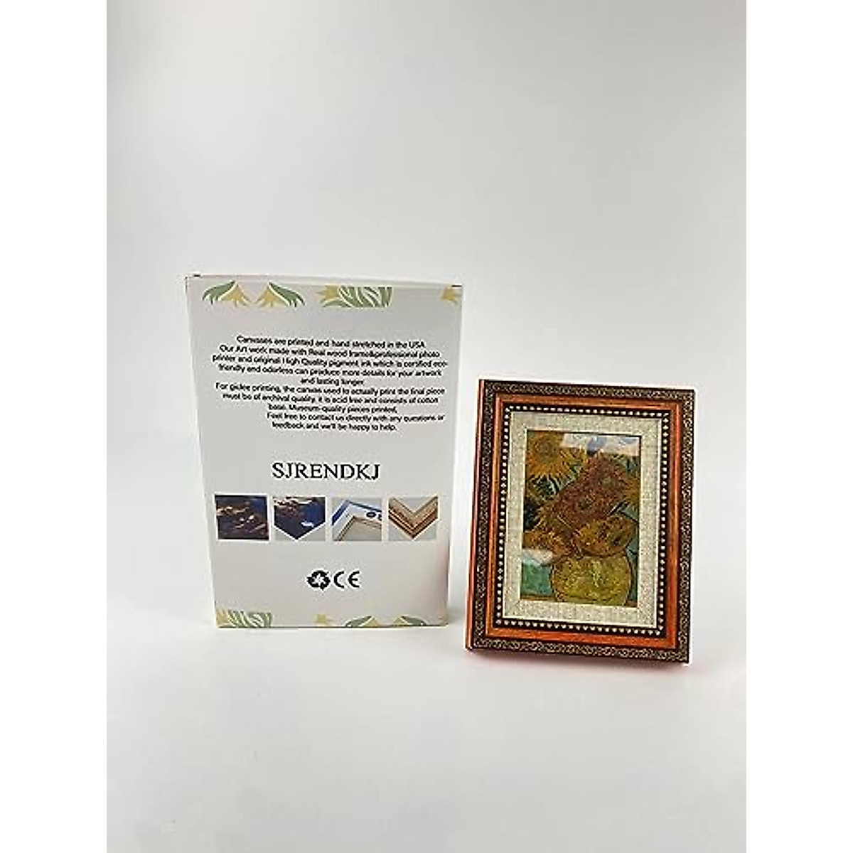 SJRENDKJ Printed photographs Sunflowers by Vincent Van Gogh The World Classic Art Reproductions, Giclee Canvas Prints Wall Art