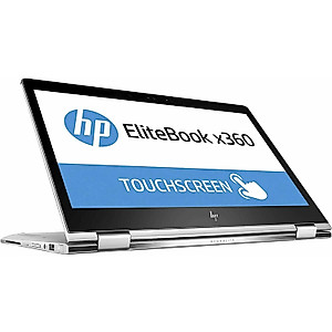 Hp Elitebook X360 1030 G2 Business Laptop, 13.3 in FHD (1920 x 1080) Touchscreen, 7th Gen Intel Core i5-7300U, 8 GB RAM, 128GB M2 SSD, Webcam, Windows 10 Pro (Renewed)