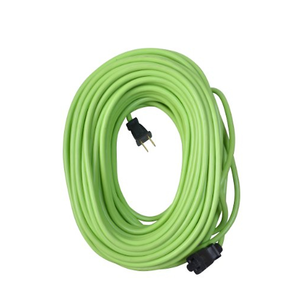 Yard Master 9940010 Outdoor Garden 120-Foot Extension Cord, Water Resistant, Durable 16 Gauge 2 Pronged, Highly Visible, 10 Amps, Lime Green & Woods E-102 Heavy Duty Cord Storage Wheel, 125-Foot