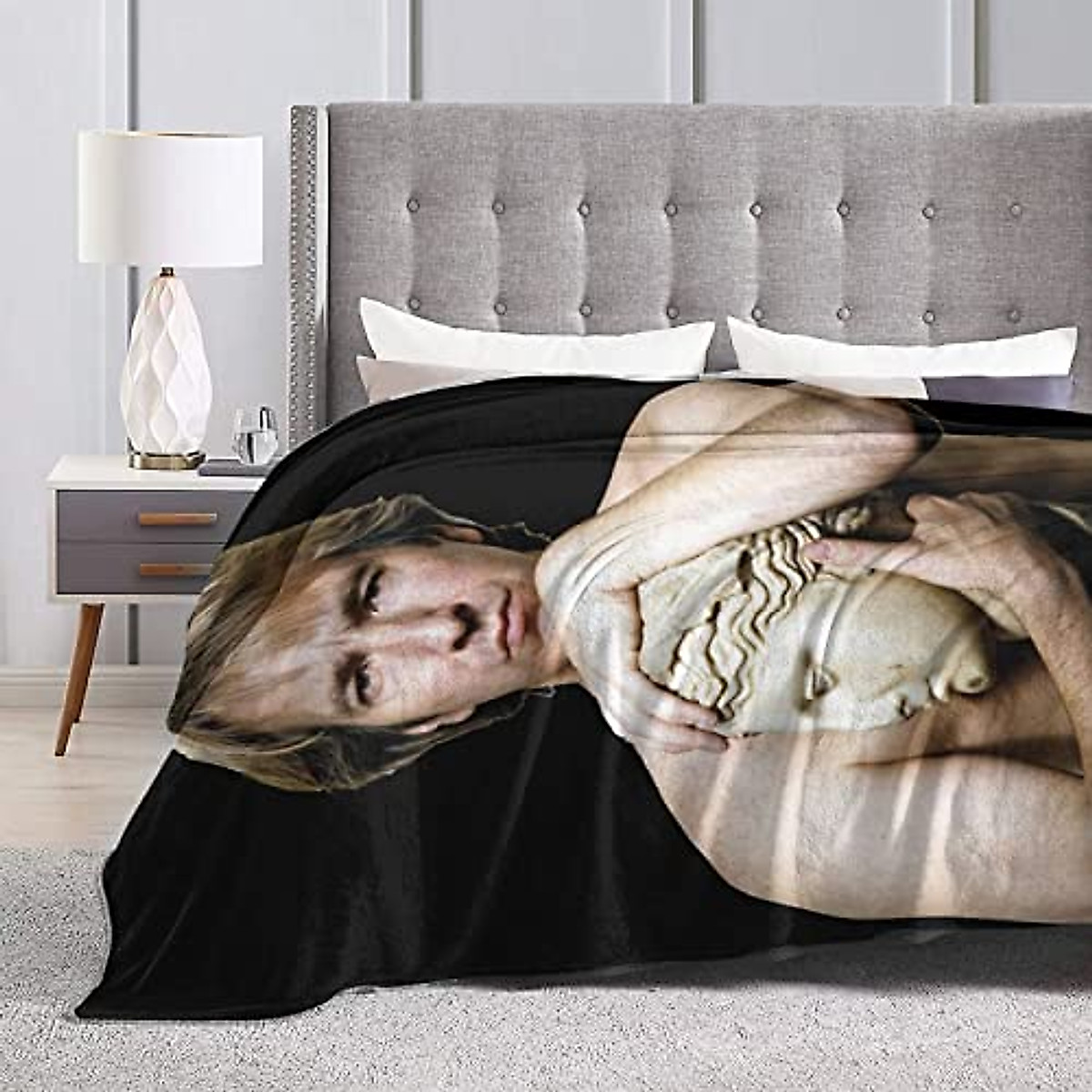 Alan Rickman Blanket Ultra-Soft Micro Fleece Blanket Warm Cozy Plush Bed Blanket Lightweight Sofa Throw Blanket