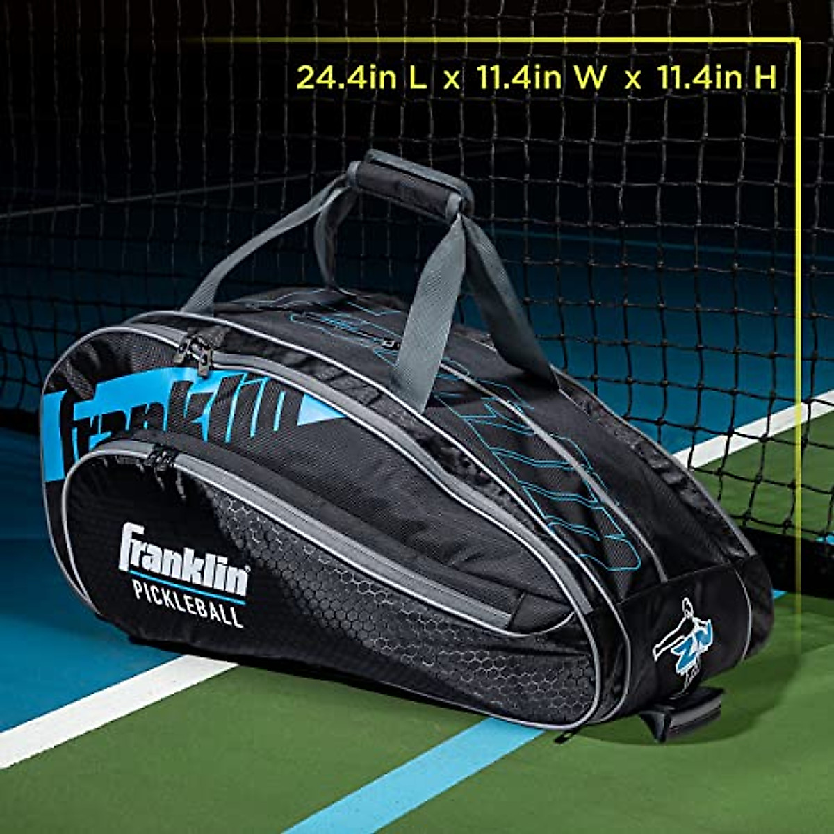 Franklin Sports Pro Series Pickleball Paddle Bag Pro Player Zane Navratil Edition