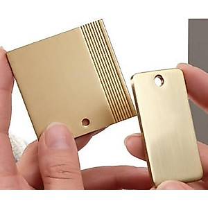 TAG Hardware Premium 14 1/8 Inch Long Expendible Pullout Closet Wardrobe Valet Rod (Matte Gold)