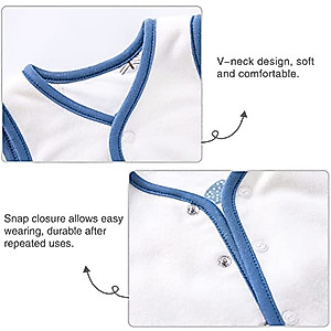 pureborn Baby Boy Reversible Vest Fleece Lined Winter Waistcoat for Boys Colorful Fox 6-12 Months