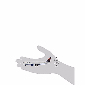 Daron Delta Air Lines Large Airport Playset with Die-Cast Metal Model Airplane with Plastic Parts, Cars and Transportation Toys for Kids Ages 3+