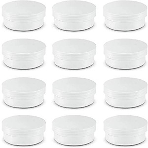 Amersumer 20Pack Round Clear Frosted Plastic Bead Storage Containers Box Case with Screw Top Lids,Cylinder Stackable Bead Containers for Make Up,Eye,Pills,Gems,Beads, Jewelry,Small Items, 2.6x1 Inches