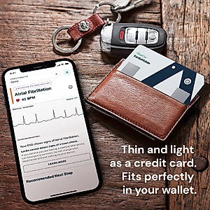 KardiaMobile Card Wallet-Sized Personal EKG Device - Record Single-Lead EKGs On The Go and Detect Irregular Heartbeats - by AliveCor