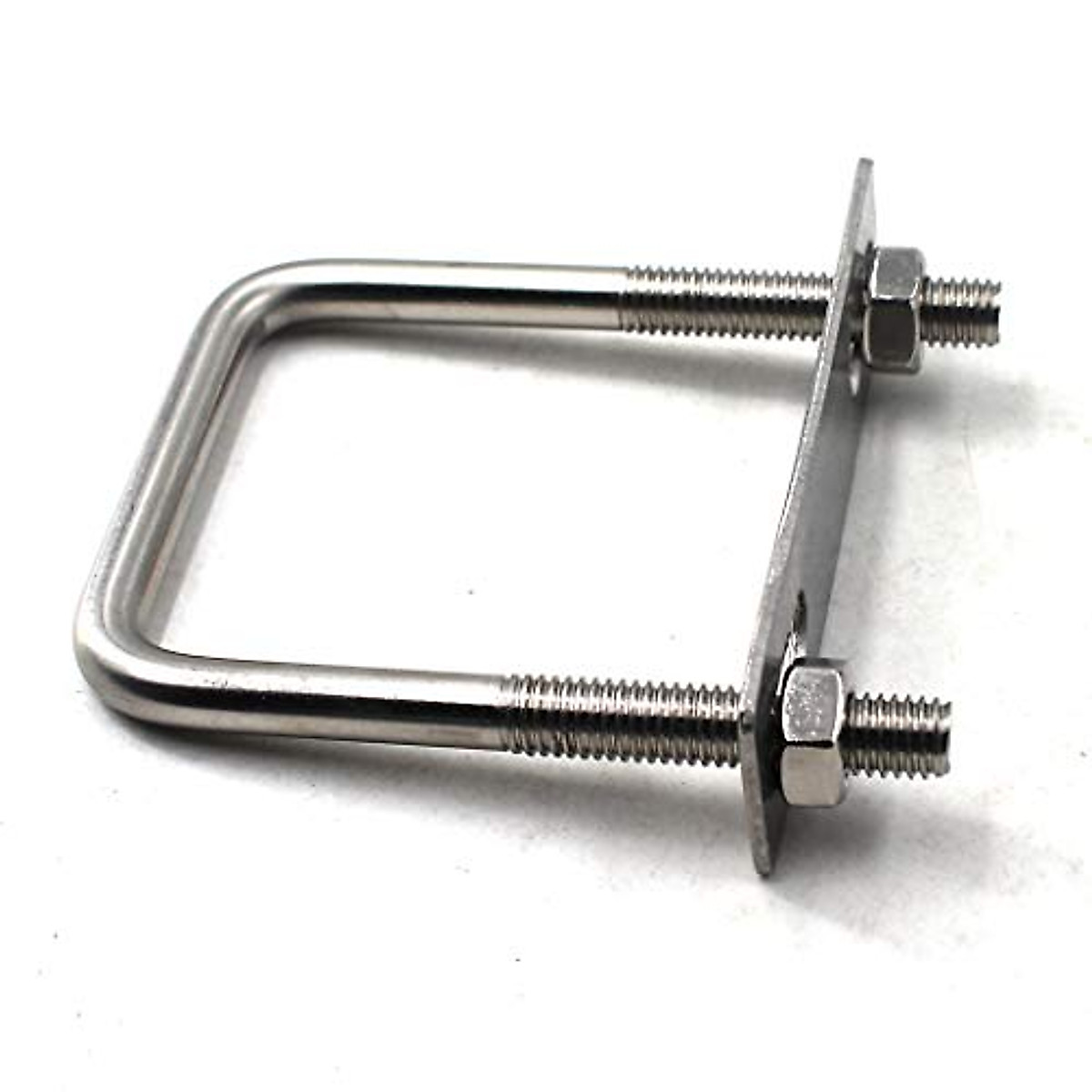 M6x30x70mm Square U Bolt 304 Stainless Steel Tie Down U Bolt (Pack of 4)