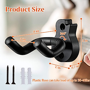 Guitar Wall Hangers,Guitar Hanger Wall Mount,Guitar Hooks for Wall