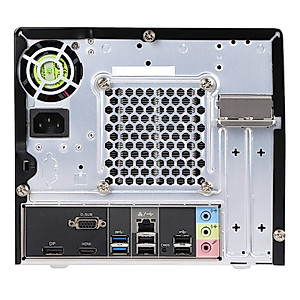 Shuttle XPC Cube SH510R4 Mini Barebone PC Intel H510 Supports 125W 11th/10th Gen Rocket Lake/Comet Lake CPU No RAM No HDD/SSD No CPU No OS 300W80 Plus Bronze Flex PSU,Black