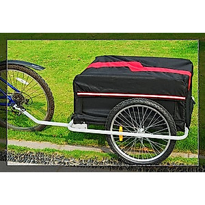 i10Direct Bicycle Cargo Trailer Red and Black