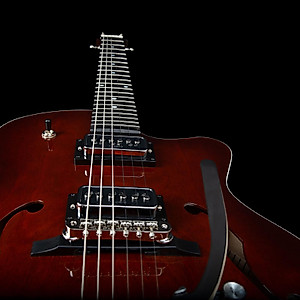 Godin 6 String Electric Guitars, Right Hand, Havana Burst, Hollow-Body (050970)